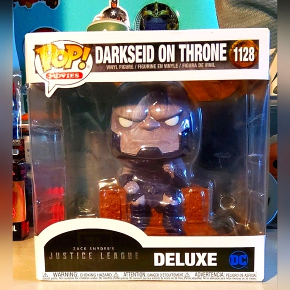 Funko | Toys | Funko Pop 128 Darkseid On Throne Deluxe Zack Snyder The ...